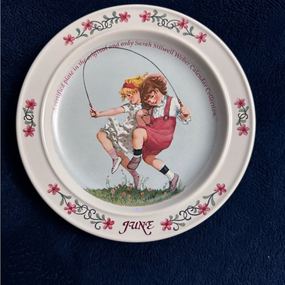 Dining | 1984 Sarah Stilwell Weber Collectors Plate June | Poshmark